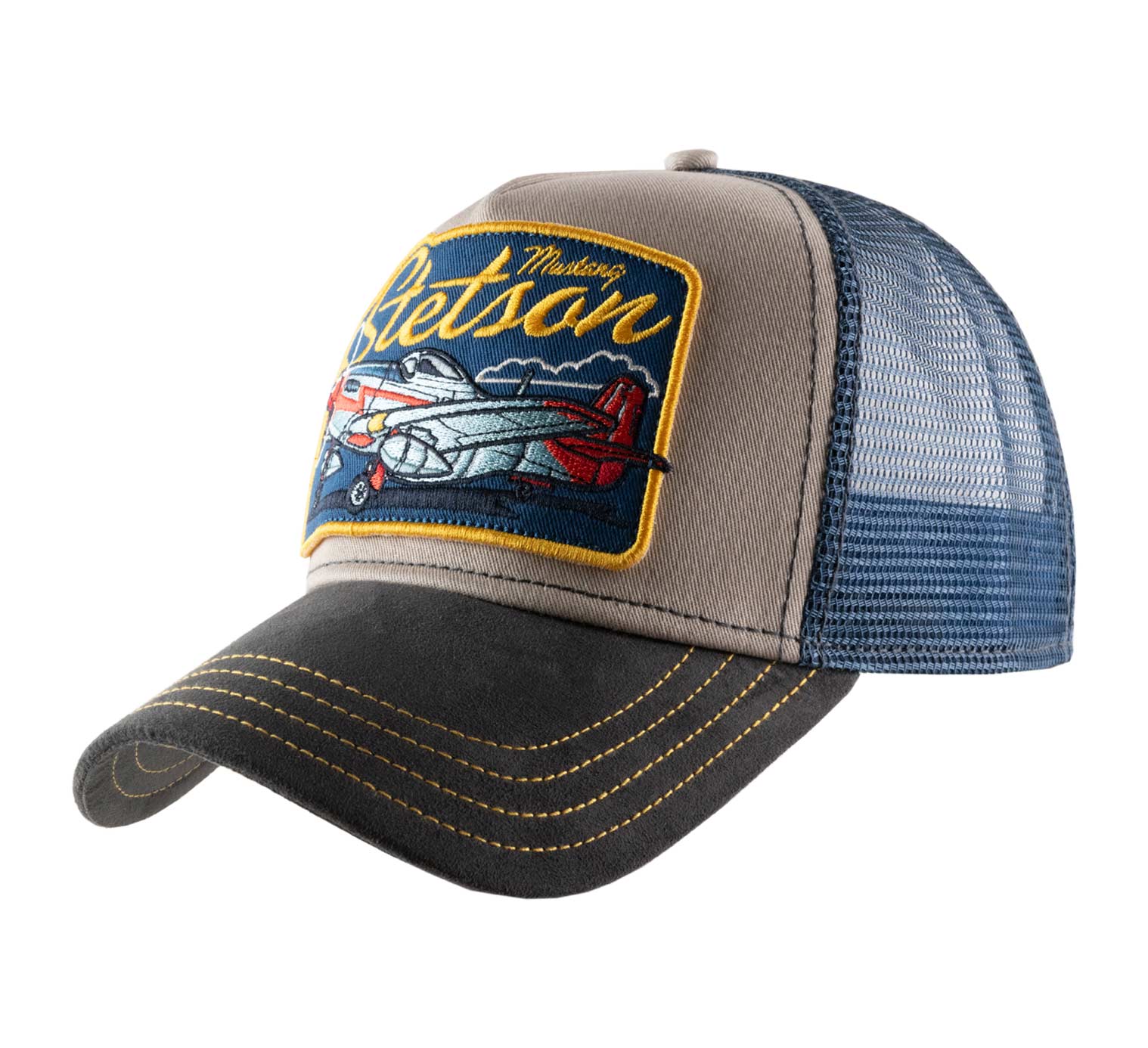 Airplane Trucker, Caps Stetson Breathable and light